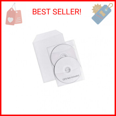 50 Clear CPP Plastic DVD Sleeves with Flap for 14mm DVD Box Awork & 2 ...