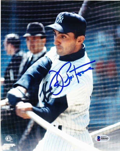 Joe Pepitone signed 8x10 New York Yankees color photo #3 BAS (Dec) | eBay