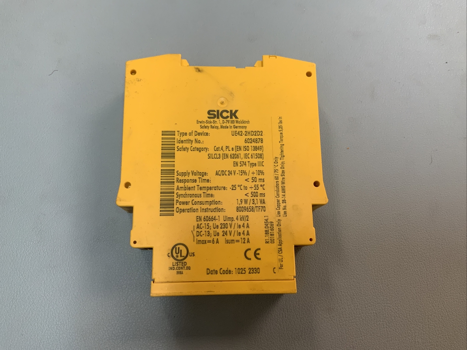 SICK UE42-2HD2D2 Safety Relay | eBay