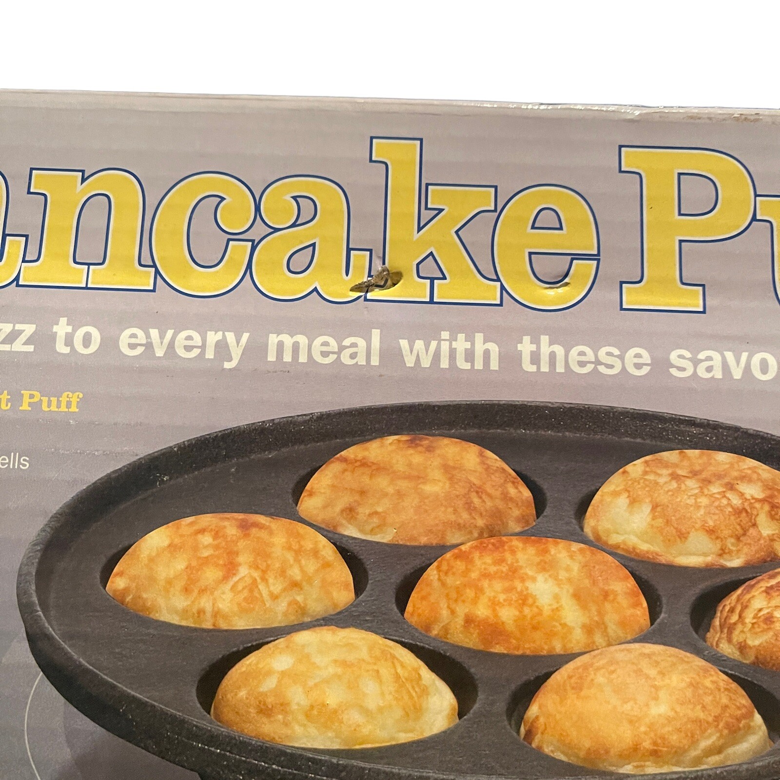 Cast Iron 7 Pancake Puffs Pan, As Seen on TV Non-Stick | eBay