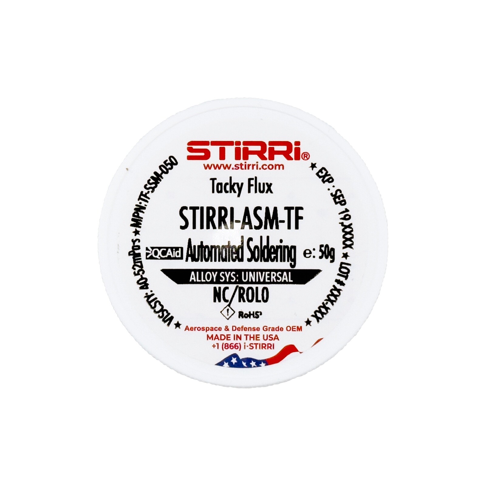 STIRRI-ASM-TF no-clean tacky flux (ROL0) 50g jar | eBay
