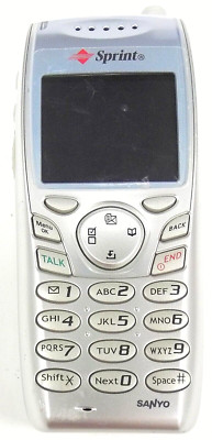 Sanyo SCP RL-4920 - Silver and Gray ( Sprint ) Rare Cellular Phone | eBay