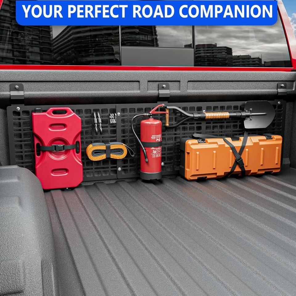 For 2019-2025 Chevy Silverado/GMC Sierra Front Bed Molle Panel Truck ...