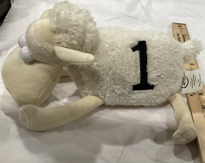 Serta Counting Sheep #1 One Blue Eyes Plush Stuffed Animal Toy White *C ...