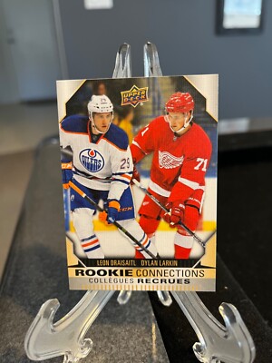 Leon Draisaitl /Dylan Larkin 2023-24 UD Tim Hortons Rookie Connections ...