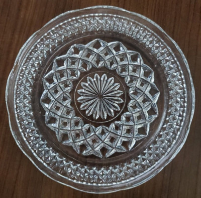 Anchor Hocking 6-inch Wexford Clear Glass Divided Saucer Plate OBO | eBay