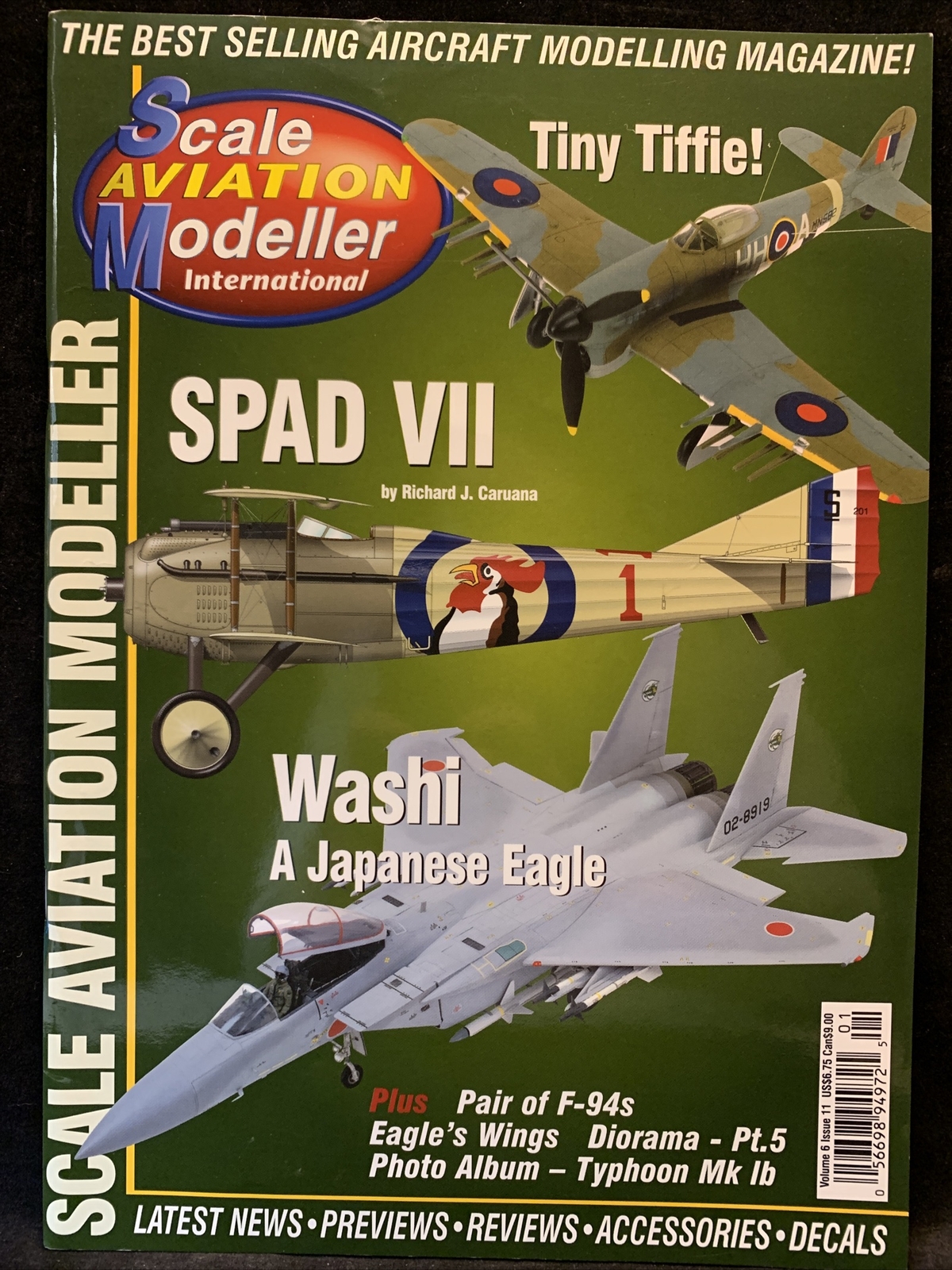 Scale Aviation Modeller International Model Magazine Volume 6 Issue 11 ...
