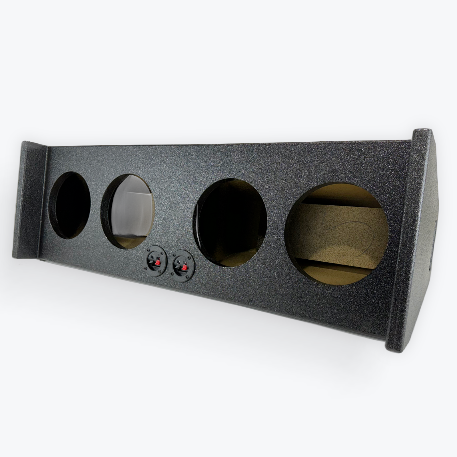 Mega Bass Dual 4x8" Ported SUV Subwoofer Sub Box Enclosure - Behind 3rd ...