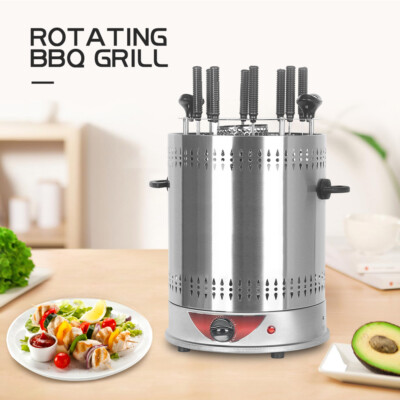 Electric Automatic Rotating Skewers Machine With 6/8/10 Forks Stainless ...