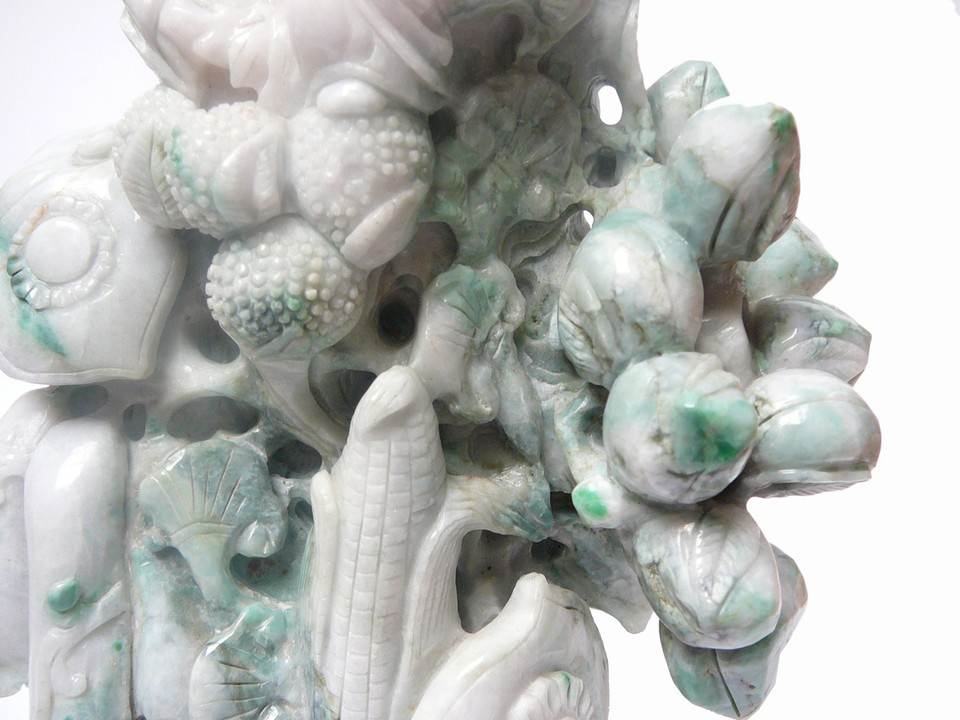 Chinese Natural Jade Stone Carved Display Art vs057 | eBay