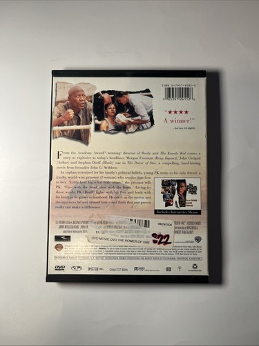 The Power of One Stephen Dorff & Morgan Freeman 1992 DVD Sports/Drama ...