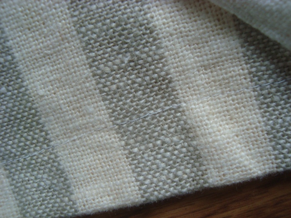 IKEA URSULA 100 % RAMIE Cushion Cover 26x26 " Euro 65x65 cm Ties Off ...