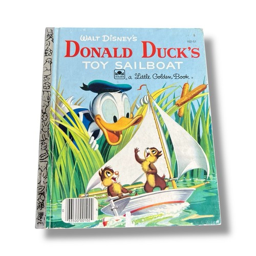 Little Golden Book Walt Disney's Donald Duck's Toy Sailboat 1954 ...