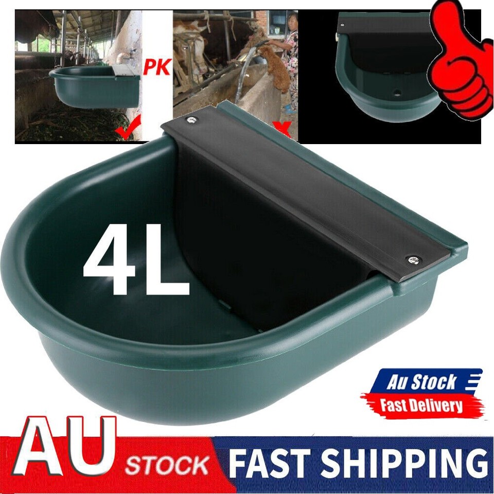 4L Animal Automatic Drinker Water Trough Drinking Bowl For Cow Horse ...