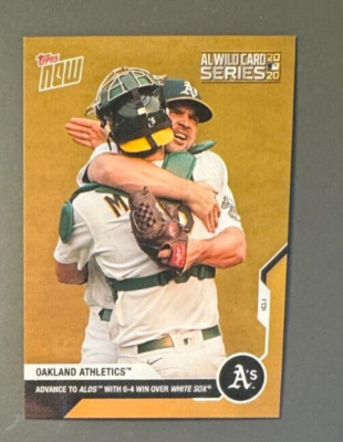 2020 Topps Now Oakland Athletics Gold Oakland Athletics #OAK-1 PR=151 ...