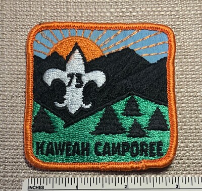 VTG 1973 KAWEAH Boy Scout Camporee PATCH BSA Uniform Badge Camp OA District CA? | eBay