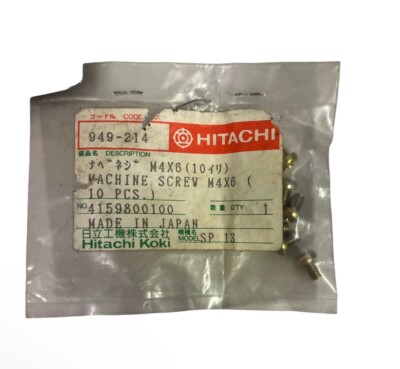 Metabo Machine Screw M4x6 (10 Pcs) Pn: 949-214 | eBay