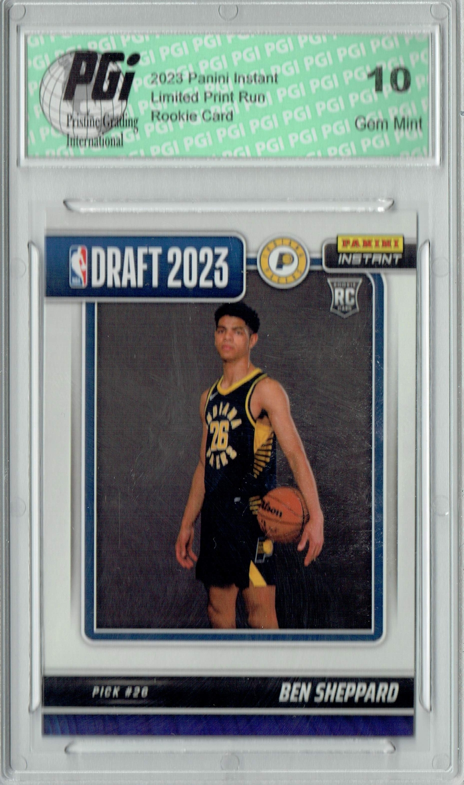 Ben Sheppard 2023 Panini Instant #DN-26 NBA Draft Rookie Card PGI 10 | eBay