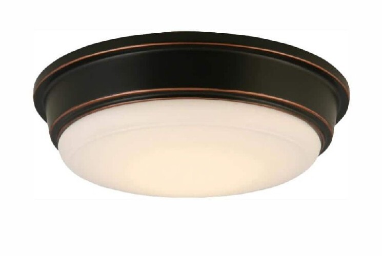 Oil Rubbed Bronze Ceiling Flush Mount Led Lights