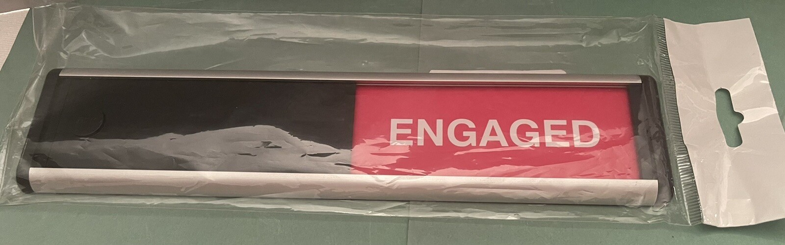 Viro Vacant/Engaged Sliding Door Sign - Green/Red Edition - 214/60mm 10 ...