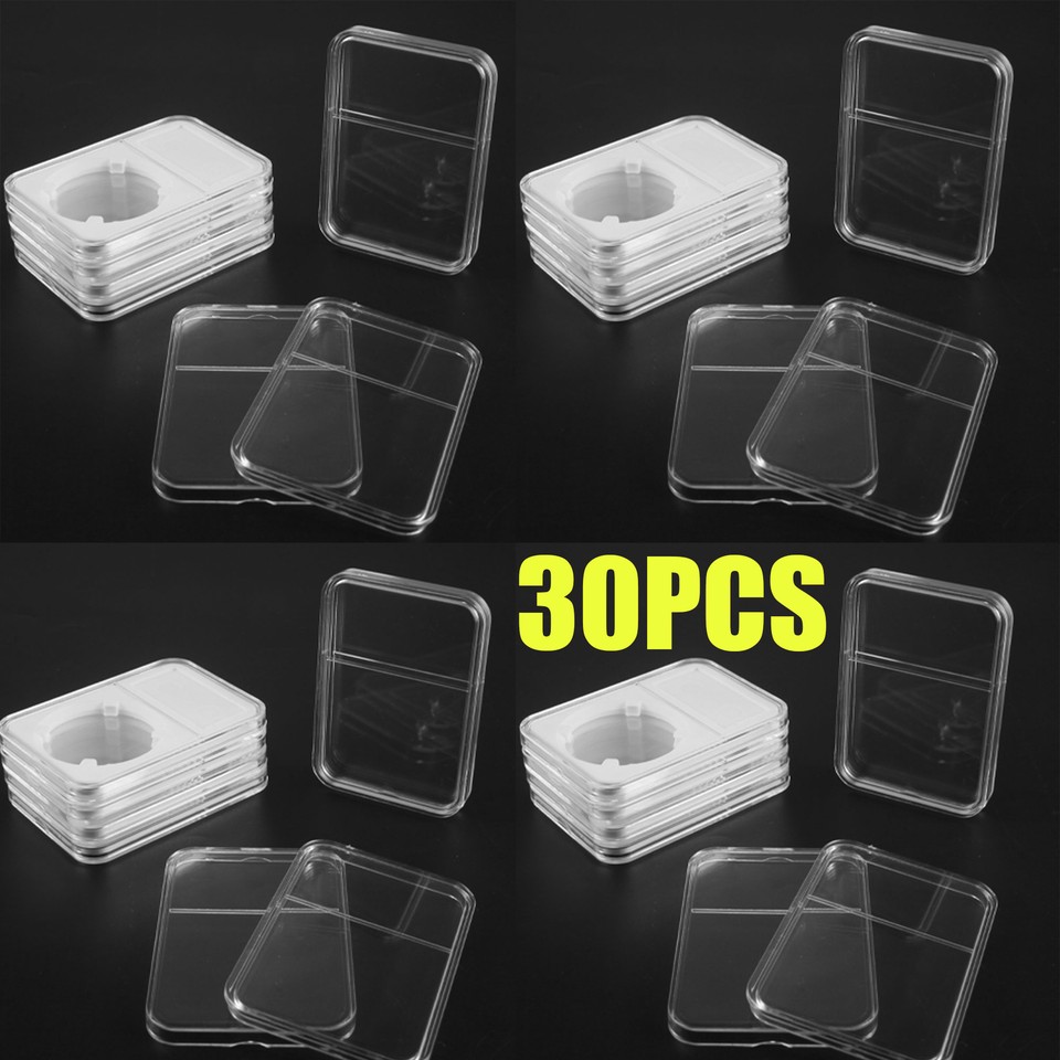 30PCS Coin Slab Holders For Grade NGC PCGS Display Storage Box ...