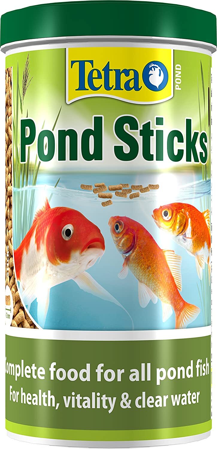 Tetra Pond Floating Fish Food Sticks Goldfish & Koi Stick Promote ...