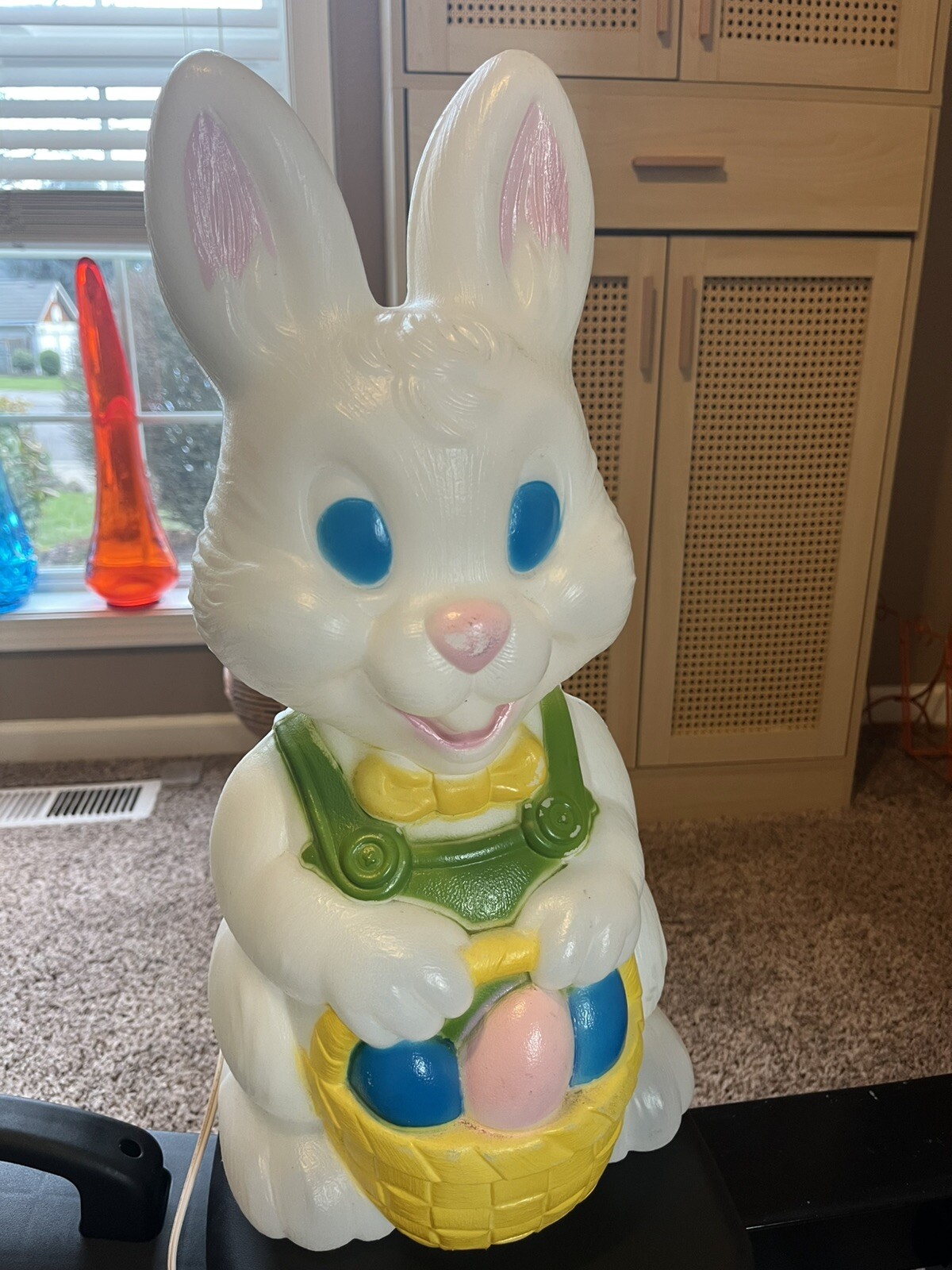 Vintage Easter Bunny Blow Mold 19" General Foam Plastics | eBay