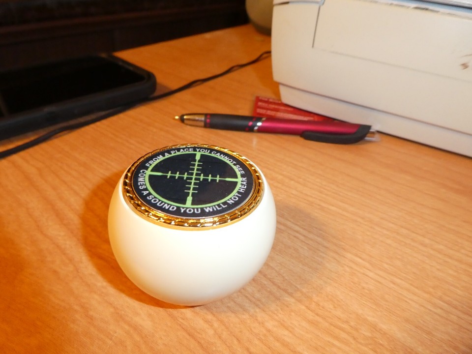 Sniper Green Scope Reticle Pool Ball Knob Dillon Hornady RCBS Reloading ...