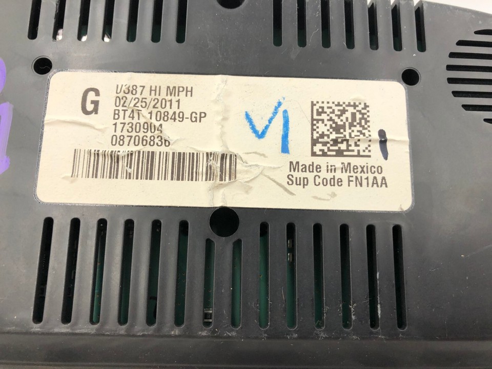 2011 Ford Edge Speedometer Instrument Cluster Unknown Miles OEM ...