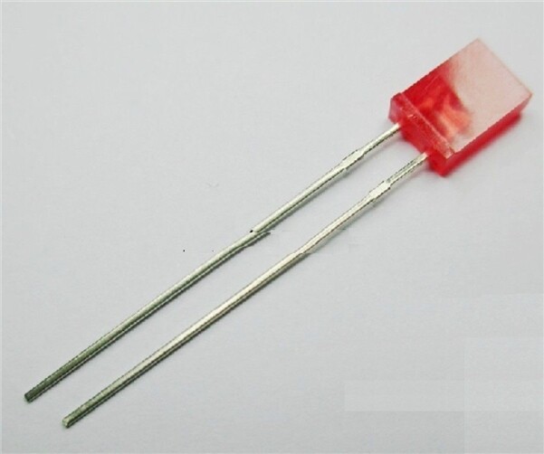 500Pcs 2X5X7MM Rectangle Red Led Light Emitting Diode cz | eBay