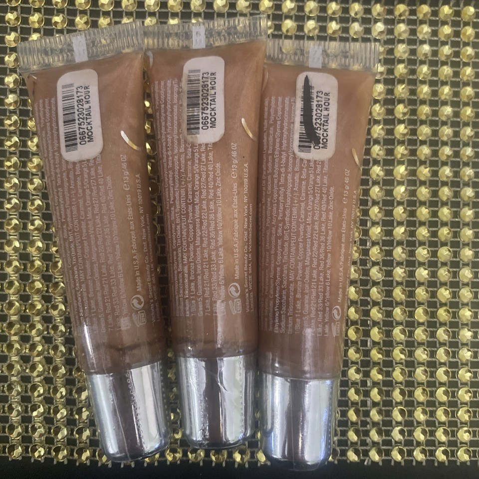 Victoria Secret Beauty Rush lip gloss set Mocktail Hour x3 | eBay