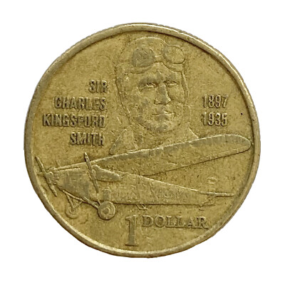 1997 AUSTRALIAN $1 ONE DOLLAR SIR CHARLES KINGSFORD SMITH 1897-1935 ...