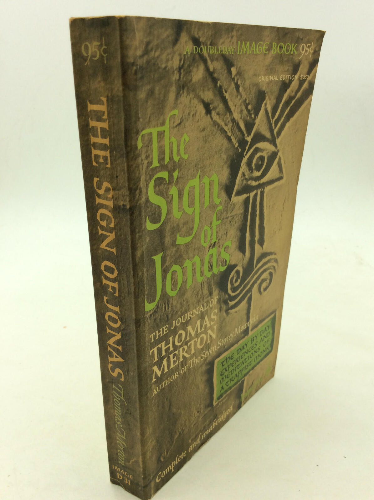 THE SIGN OF JONAS by Thomas Merton - 1959 - Image Books - Catholic ...