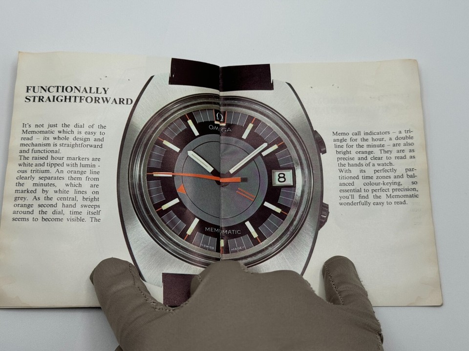 1969 Omega Memomatic Seamaster Alarm Ref.166.072 Cal.980 With Original ...