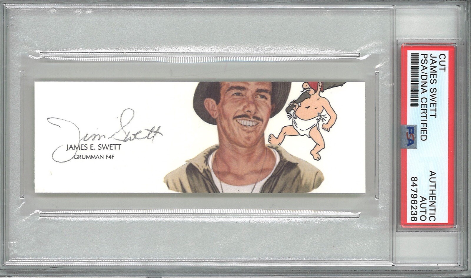 JAMES SWETT SIGNED CUT SIGNATURE PSA DNA (D) WWII ACE 15.5V MOH | eBay