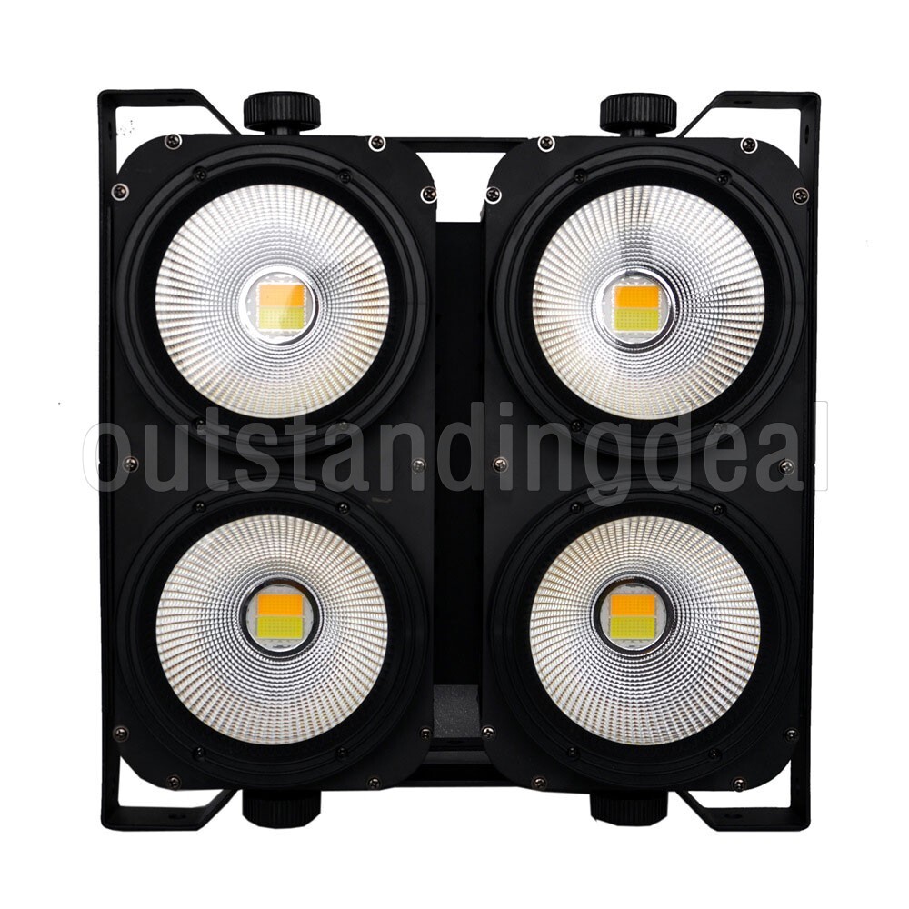 4 x 100W 3200K Cold Light COB LED Blinder 4 DMX512/Voice Control Stage Light ot2 | eBay