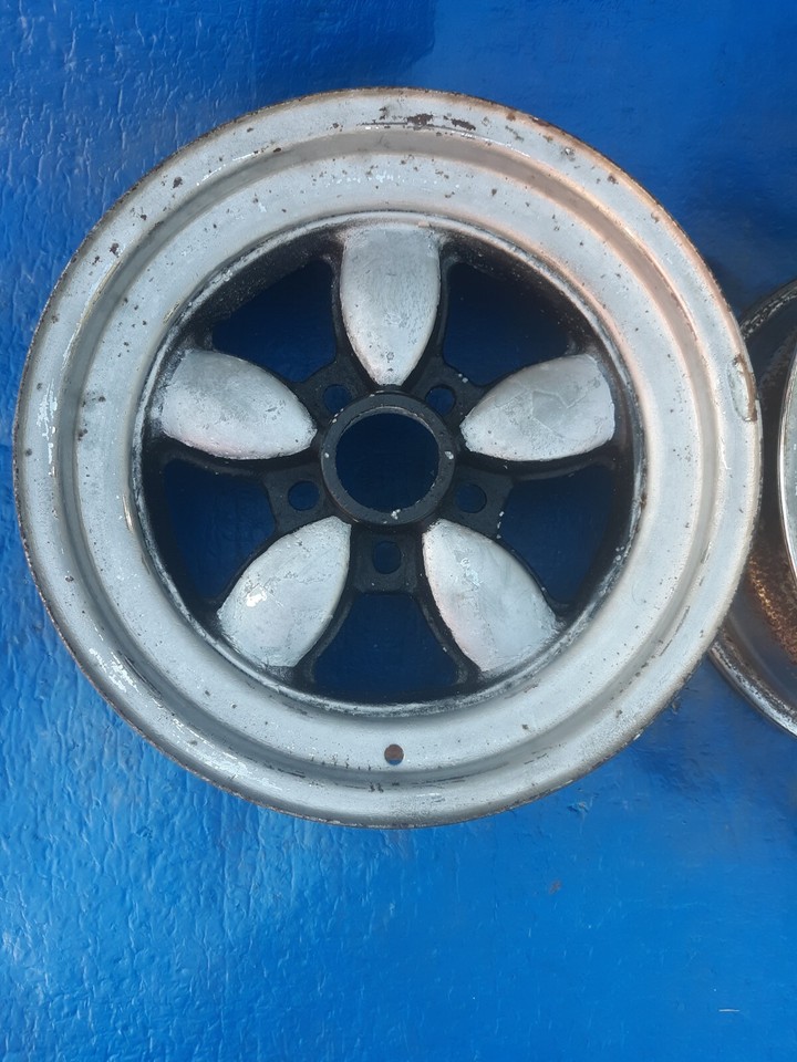 American Racing (?) Daisy Coke Bottle 15x7 / 15x8 Wheels (3) Uni-lug ...