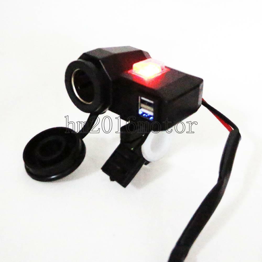 Waterproof USB Charger Cigarette Lighter For Harley Davidson Street ...