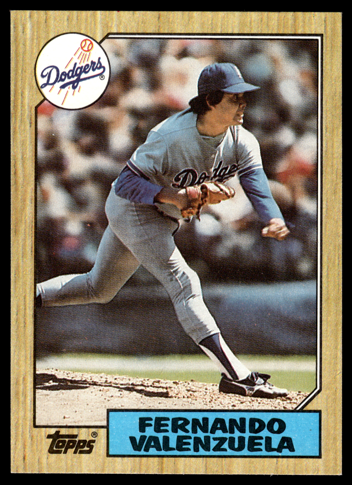 1987 Topps #410 Fernando Valenzuela Los Angeles Dodgers | eBay