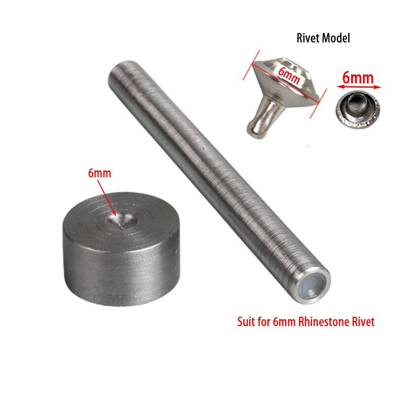 Leather Rhinestones Rivets Hand Die Tool Press Stud Setter For Bag ...
