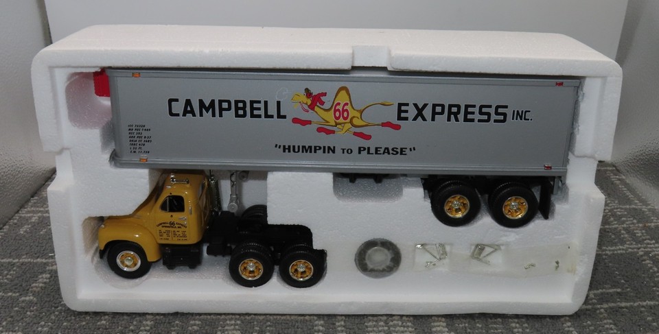 First Gear 1960 Mack B-61 Campbell 66 Express Semi & Trailer 1:34 19 ...