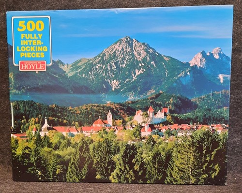 Hoyle 500 Piece Jigsaw Puzzle "Fussen-Bayern, West Germany! Mountain ...