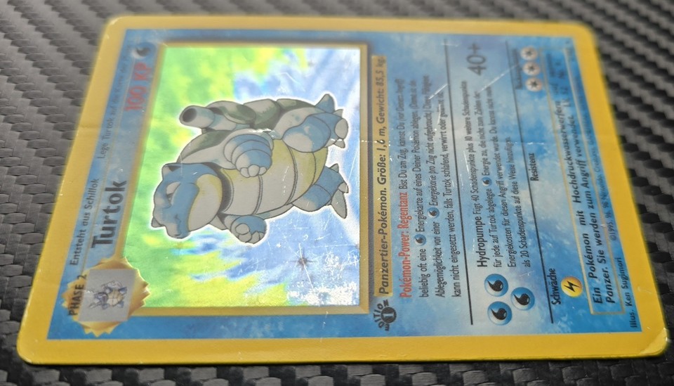 Pokémon Turtok 2/102– Base Set – Holo – Deutsch – 1. Edition – 1st ...