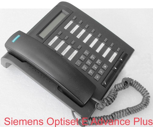 Telephone Siemens Optiset E Advance plus Black Phone IN Very Good ...