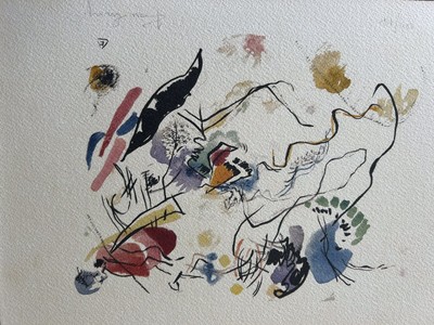 Wassily Kandinsky Lithograph, Limited Edition, Signed And Numbered In ...