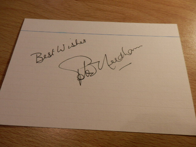 PETER NEEDHAM - BRITISH ACTOR - AUTOGRAPH | eBay