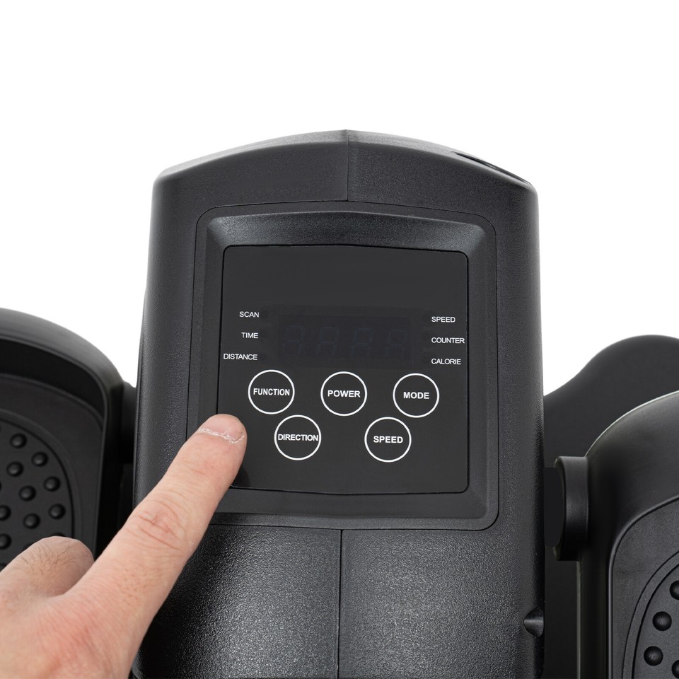 Under Desk Elliptical Machine Electric Seated Leg Foot Pedal Exerciser ...