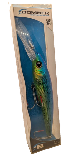 Bomber CD 30 8" Diving Lipped Trolling Saltwater Fishing Lure Blue ...