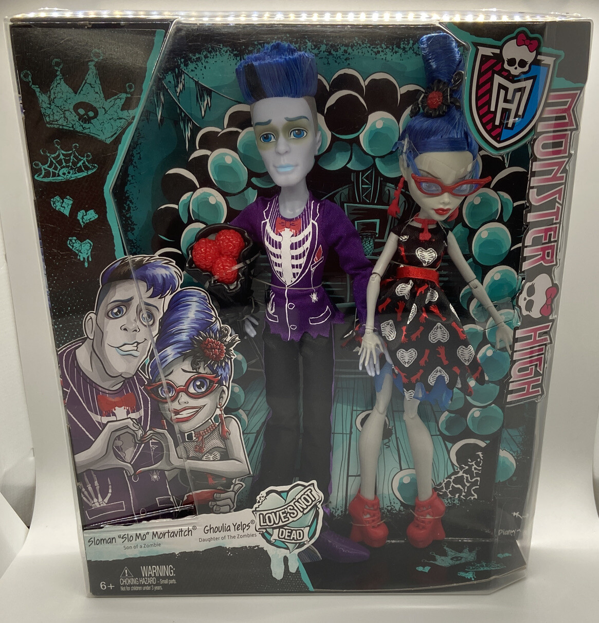 Monster High Loves Not Dead Sloman Slo Mo Mortavitch Ghoulia Yelps 2 ...