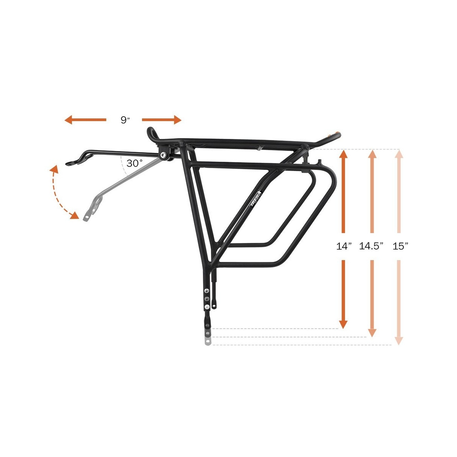 Ibera IB-RA5 Bike Rack Bicycle Touring Carrier Plus for Disc Brake ...